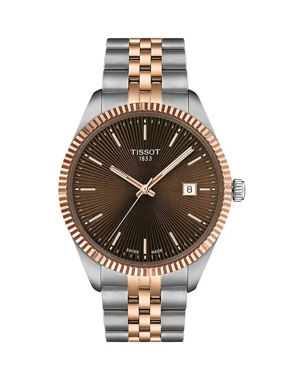 TISSOT Ballade 40mm Watch - Brown/two-tone