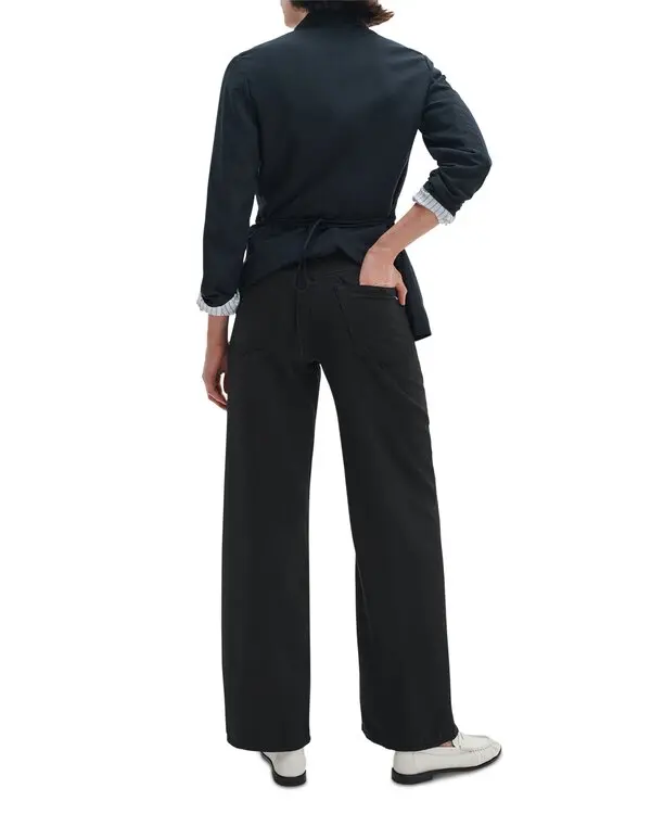 Rag & Bone Andi High-rise Wide-leg Jeans - Black