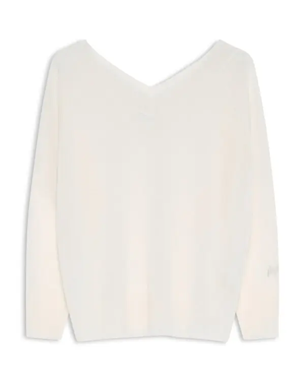 Marella Mlmtubo Tulle Look Sweater - Wool White