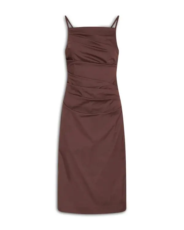 Marella Ciocca Draped Poplin Dress