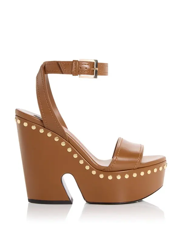 Givenchy Platform Clog Sandals - Tan