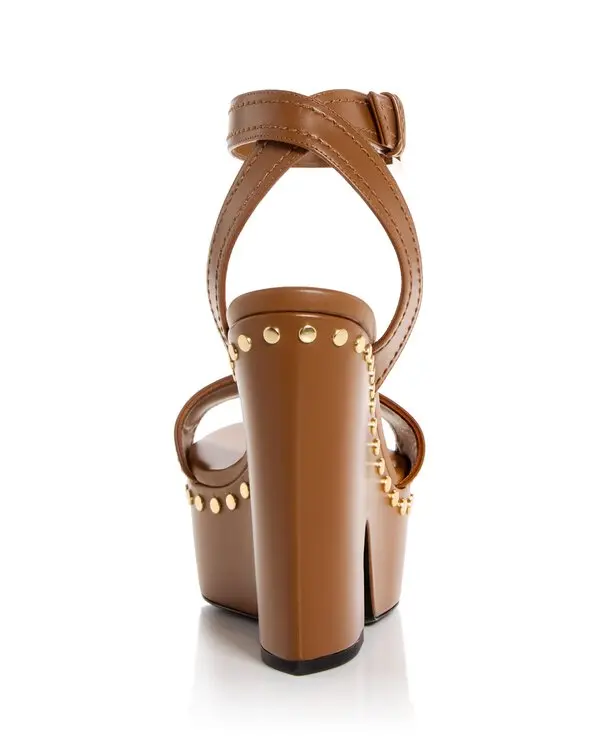 Givenchy Platform Clog Sandals - Tan