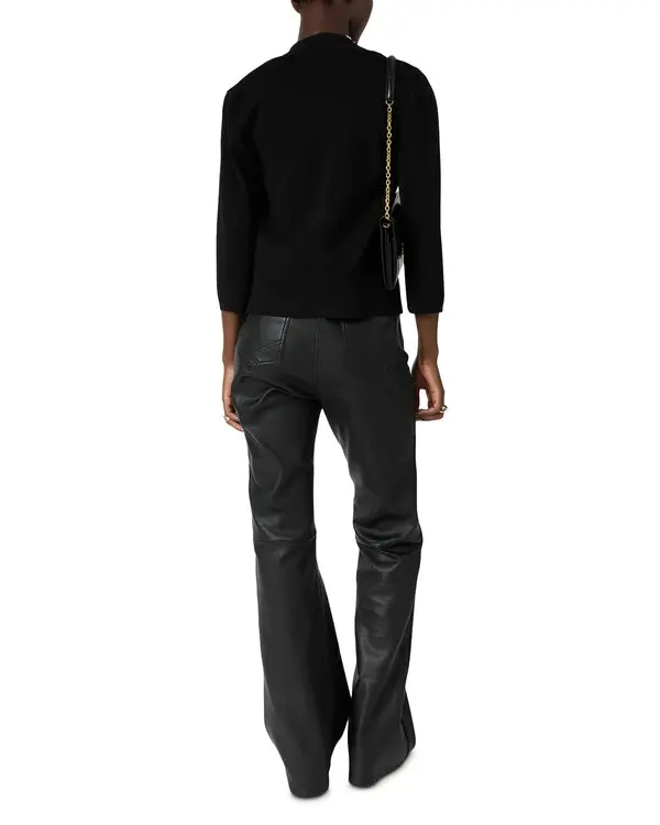 Gerard Darel Lynaya Edge To Edge Cardigan - Black