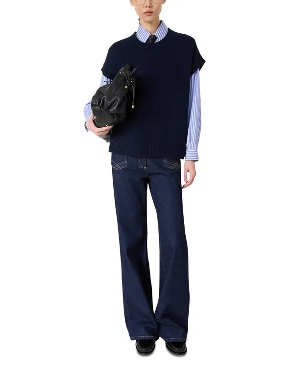 Gerard Darel Lohna Cashmere Sweater - Navy