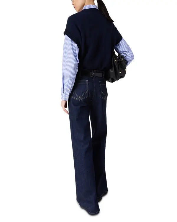 Gerard Darel Lohna Cashmere Sweater - Navy
