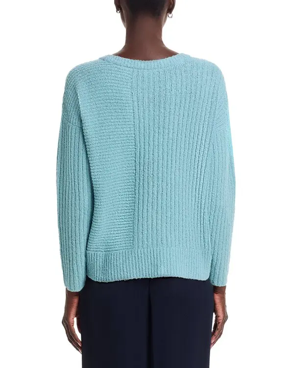 Eileen Fisher Peruvian Cotton Cloud Crew Neck Top