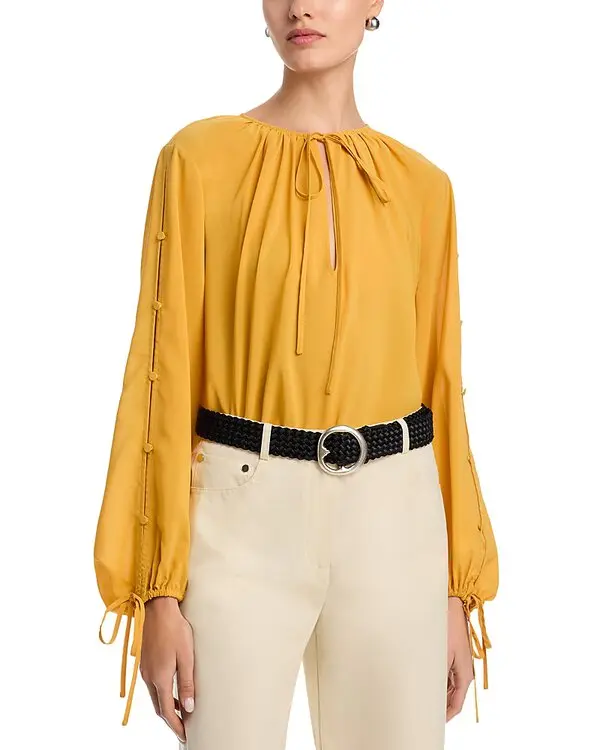 TOCCIN Oletta Long Sleeve Blouse - Tuscan Sun
