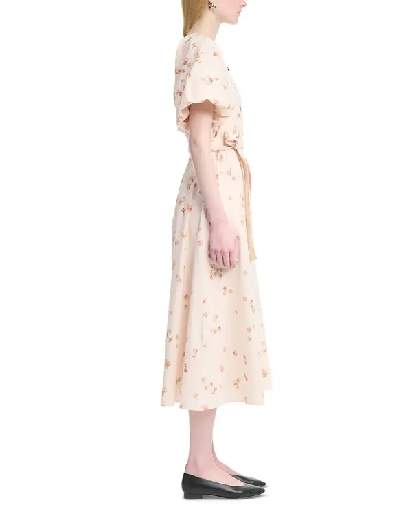 Altuzarra Paulina Dress - Pale Blush Petals
