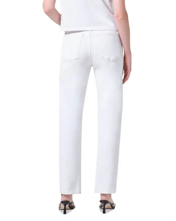 AGOLDE 90s Pinch Waist High Rise Straight Jeans - Marshmallow
