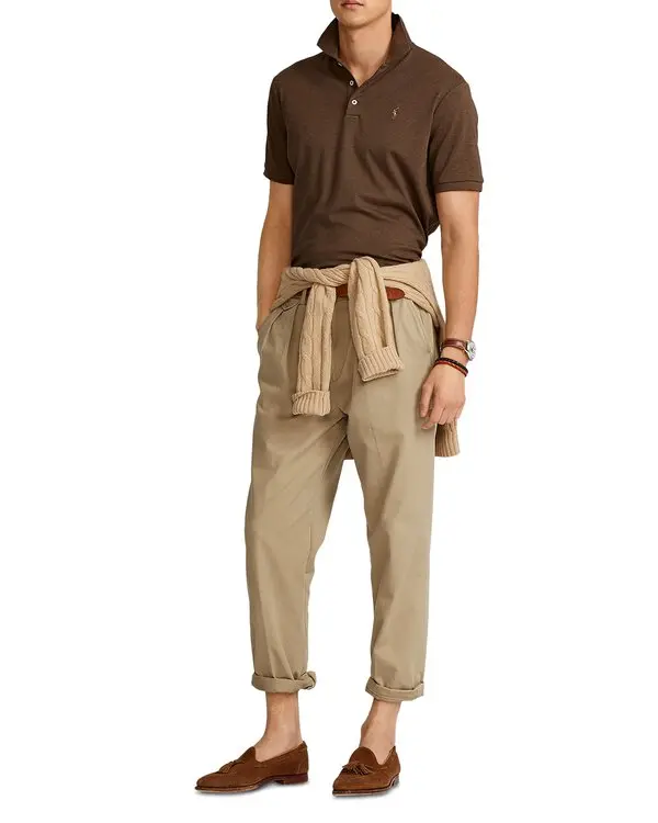 Polo Ralph Lauren Classic Fit Soft Cotton Polo Shirt - Brown Multi