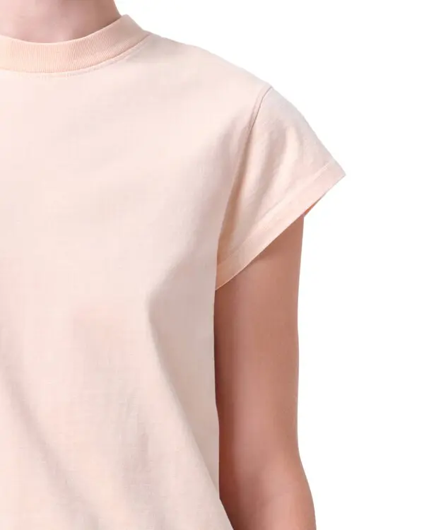 AGOLDE Bryce Cap Sleeve Tee - Sun Filter