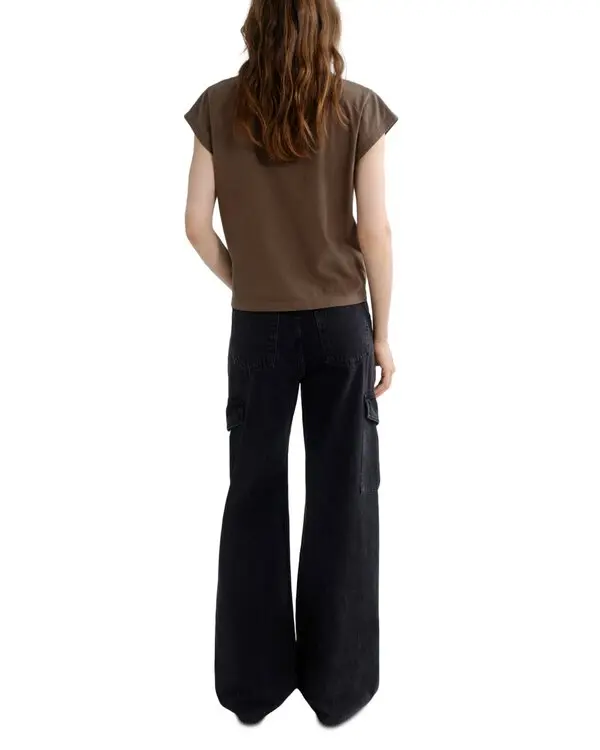 AGOLDE Bryce Cap Sleeve Tee - Uniform