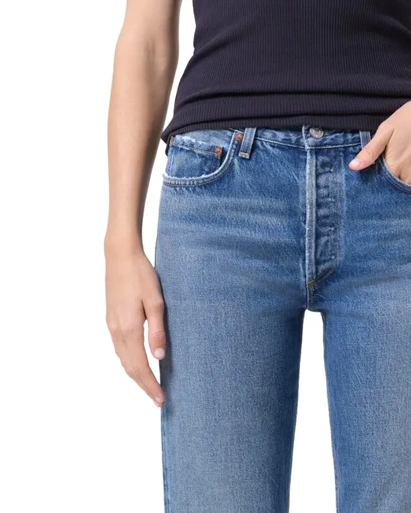 AGOLDE Romney Mid-rise Straight Leg Jeans
