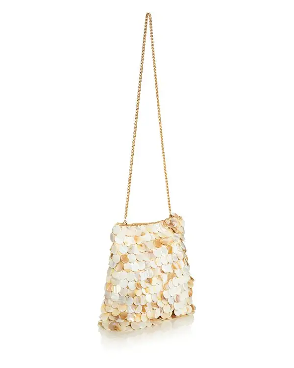 Aqua Sequin Clutch