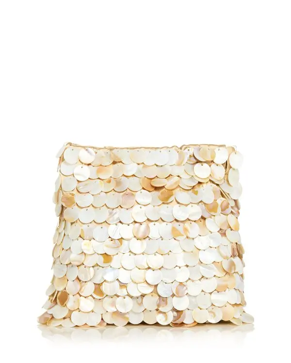 Aqua Sequin Clutch