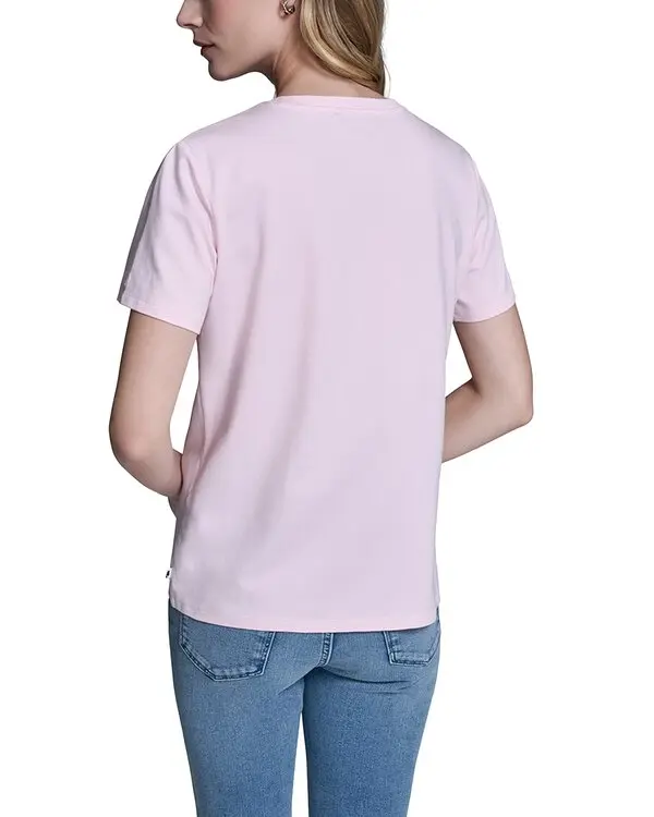 Karl Lagerfeld Paris Rose Trim Knit Top
