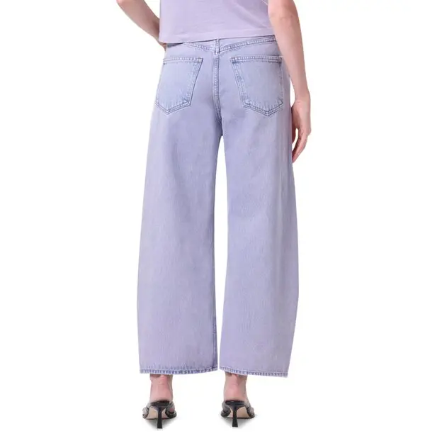 AGOLDE Low Curve High Rise Wide Leg Ankle Jeans