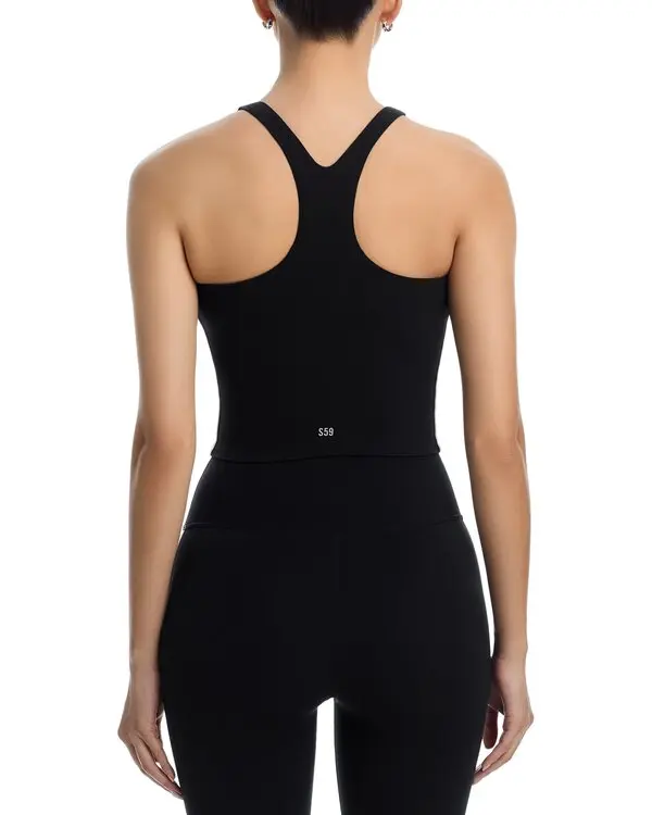 Splits59 Ella Airweight Tank - Black/white