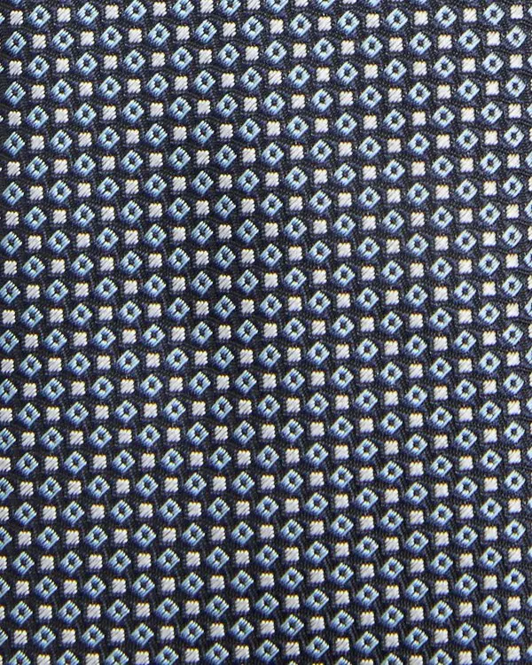 BOSS Geometric Neck Tie - Dark Blue