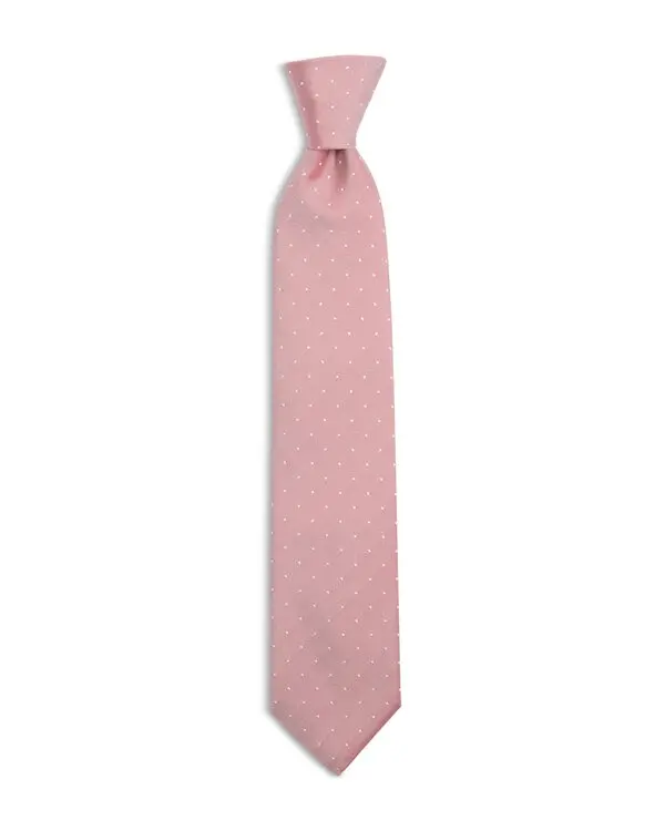 BOSS Classic Dot Tie - Light Pastel Pink