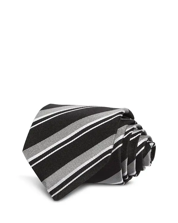 BOSS Silk Classic Stripe Tie - Black