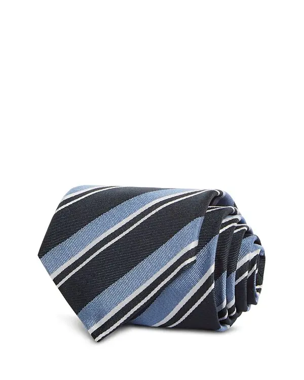 BOSS Silk Classic Stripe Tie - Dark Blue