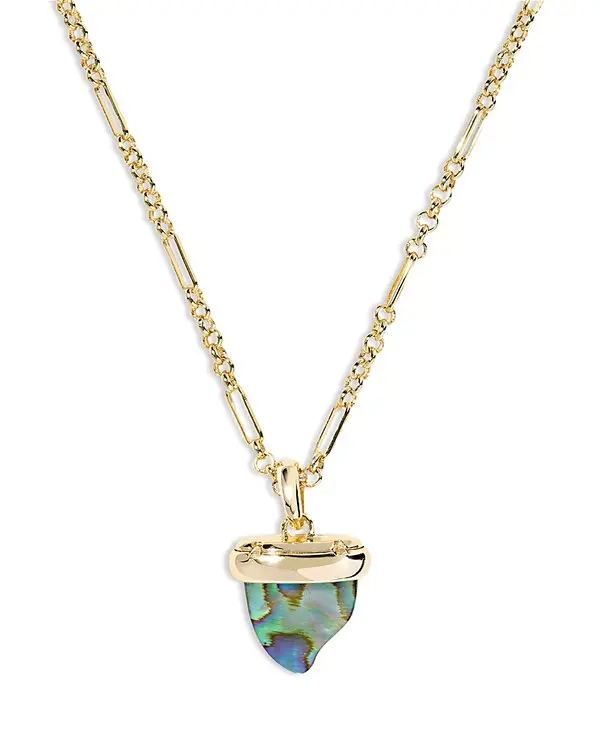 Kendra Scott Oleana Short Pendant Necklace - Abalone Sh