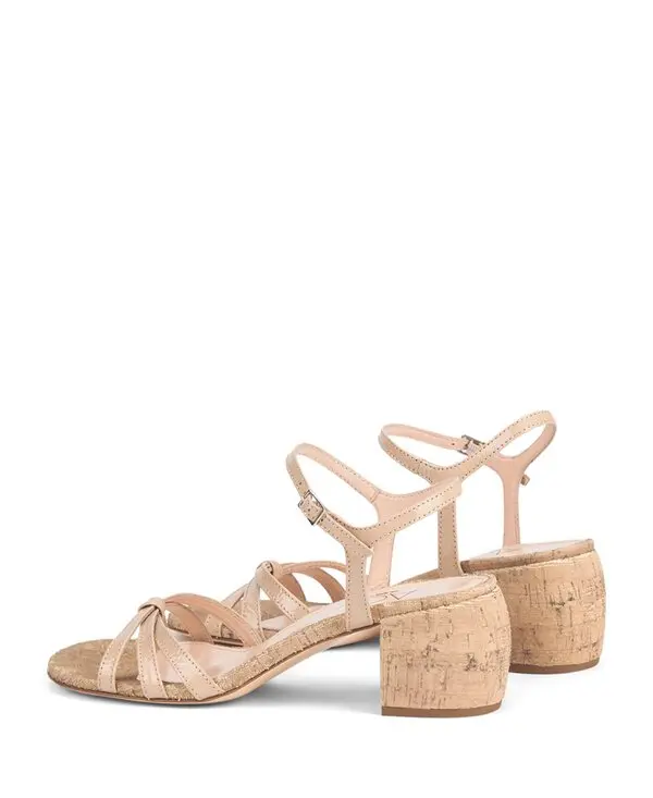 Agl Patent Leather Block Heel Sandals - Basic