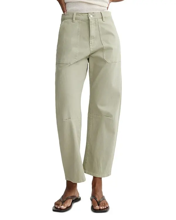 DL1961 Bilie High Rise Easy Barrel Jeans - Dried Sage