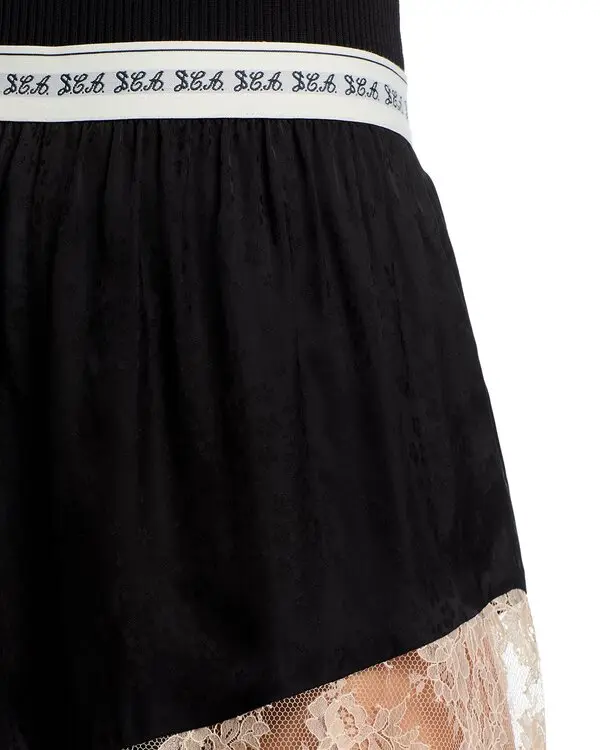 Sea Ethel Solid Shorts - Black