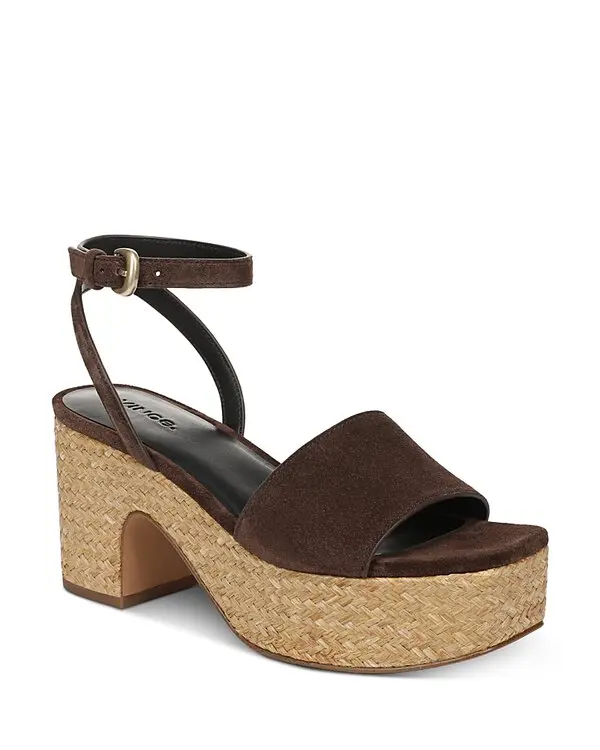 Vince Castella Platform Sandals - Cacao Brown