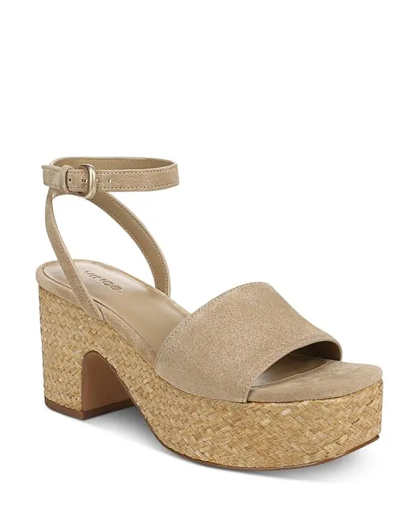 Vince Castella Platform Sandals - Wheat