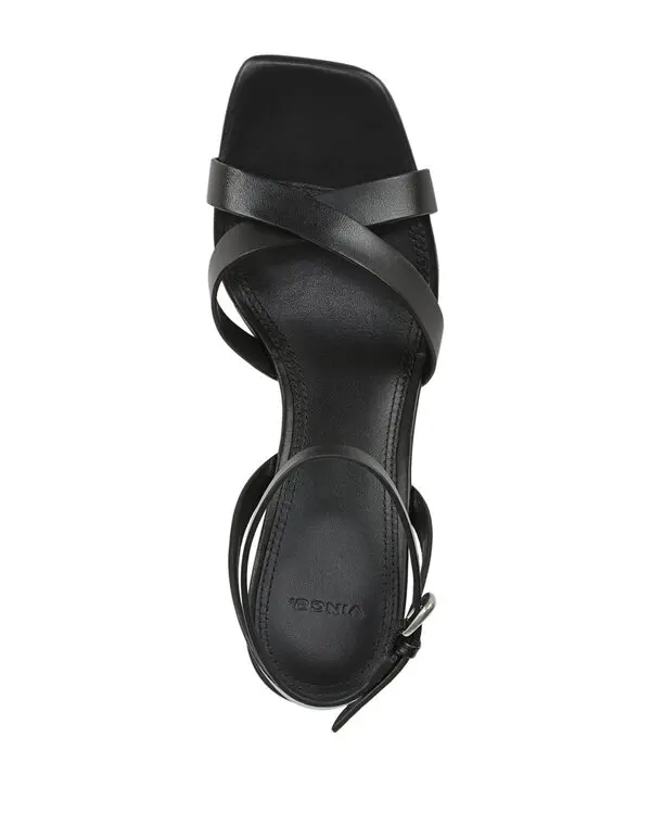 Vince Parma Wedge Sandals - Black