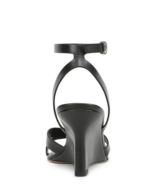 Vince Parma Wedge Sandals - Black