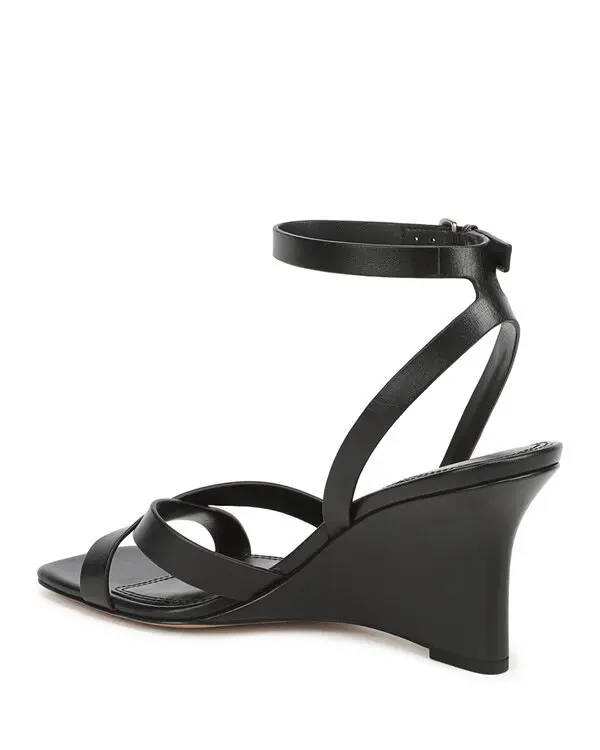 Vince Parma Wedge Sandals - Black