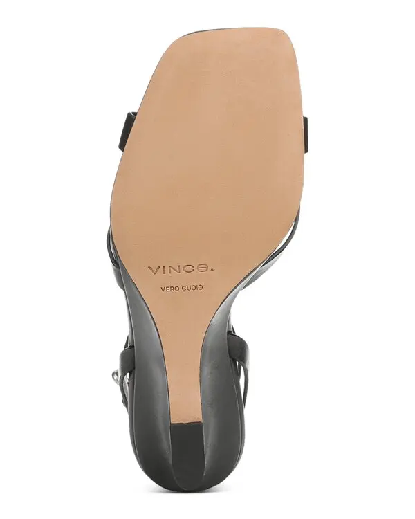 Vince Parma Wedge Sandals - Black