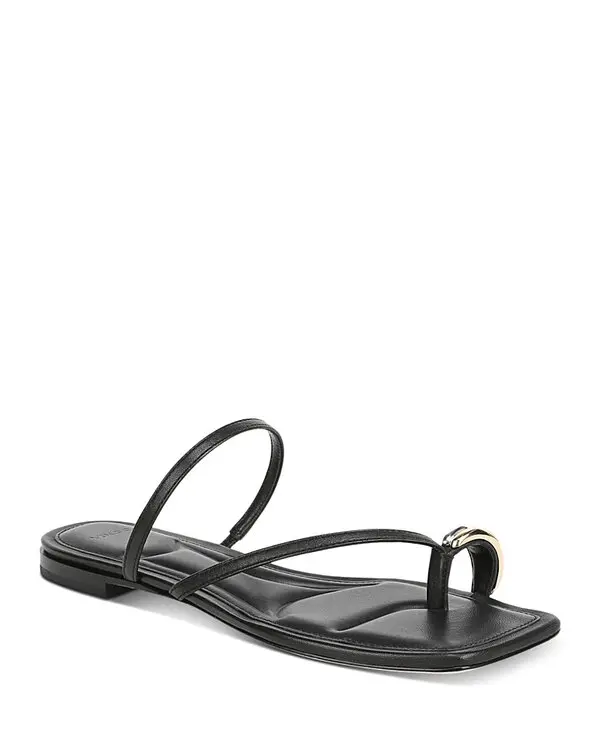 Vince Polli Toe Ring Sandals - Black