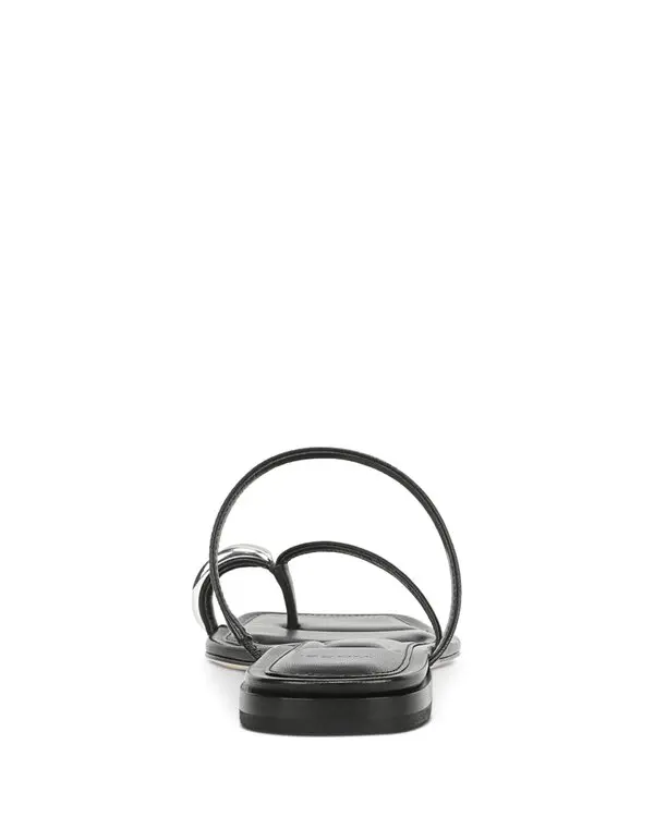 Vince Polli Toe Ring Sandals - Black