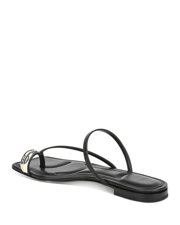Vince Polli Toe Ring Sandals - Black
