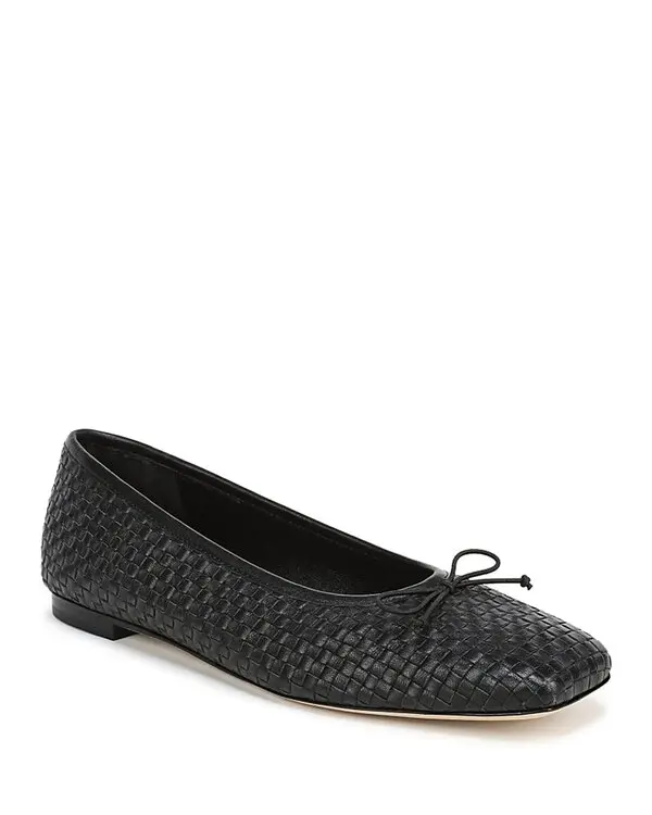 Vince Darla Woven Flats - Black