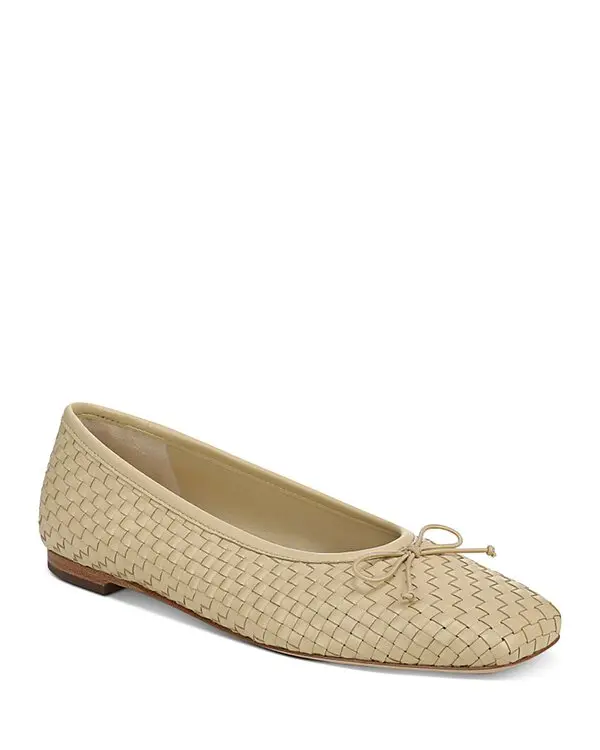 Vince Darla Woven Flats - Cashew