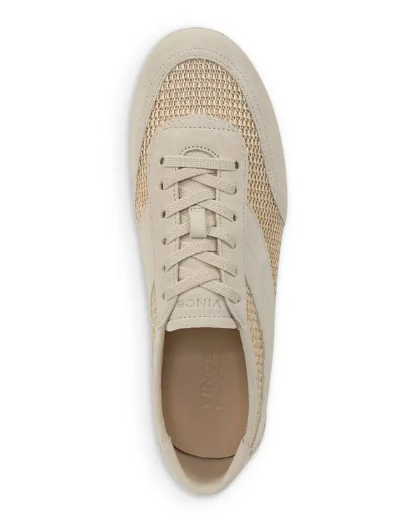 Vince La Runner Raffia Sneakers - Moonlight