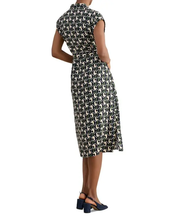 HOBBS LONDON Kalinda Printed Shirt Dress