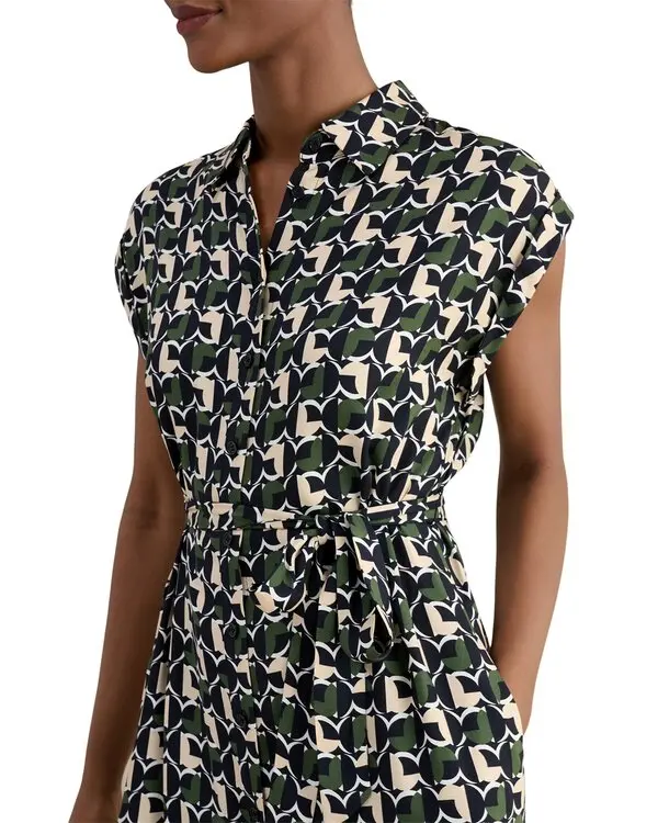 HOBBS LONDON Kalinda Printed Shirt Dress