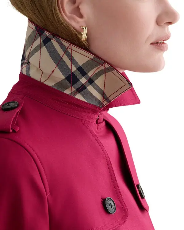 HOBBS LONDON Skylar Trench Coat - Beetroot Pink