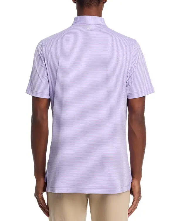 Peter Millar Hales Performance Polo Shirt - Purple Iris