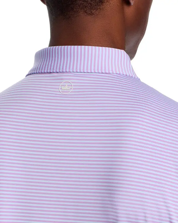 Peter Millar Hales Performance Polo Shirt - Purple Iris