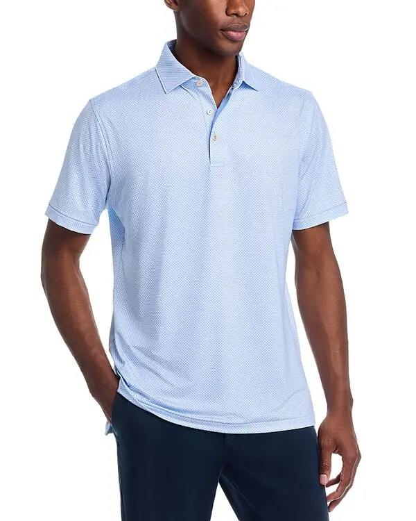 Peter Millar Medina Performance Polo Shirt - Bluebird
