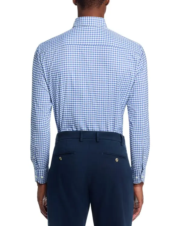 Peter Millar Lewis Performance Twill Sport Shirt - Windsor Blue