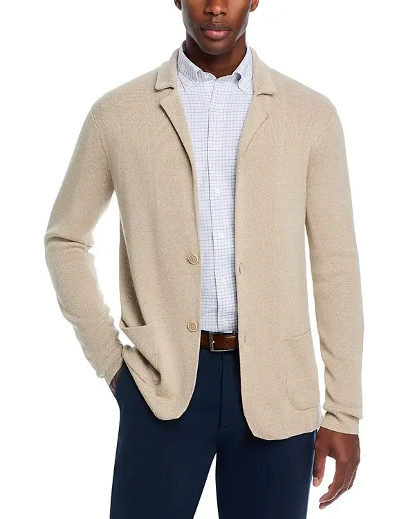 Peter Millar Beau Sweater Blazer - Truffle